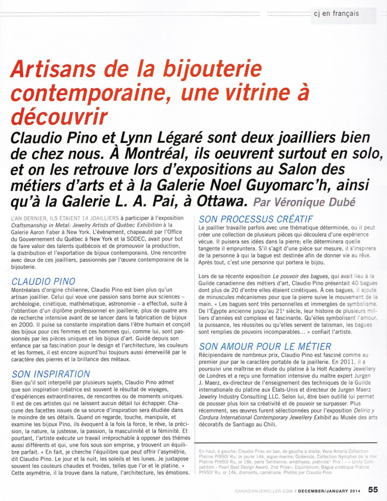 Press – CLAUDIO PINO